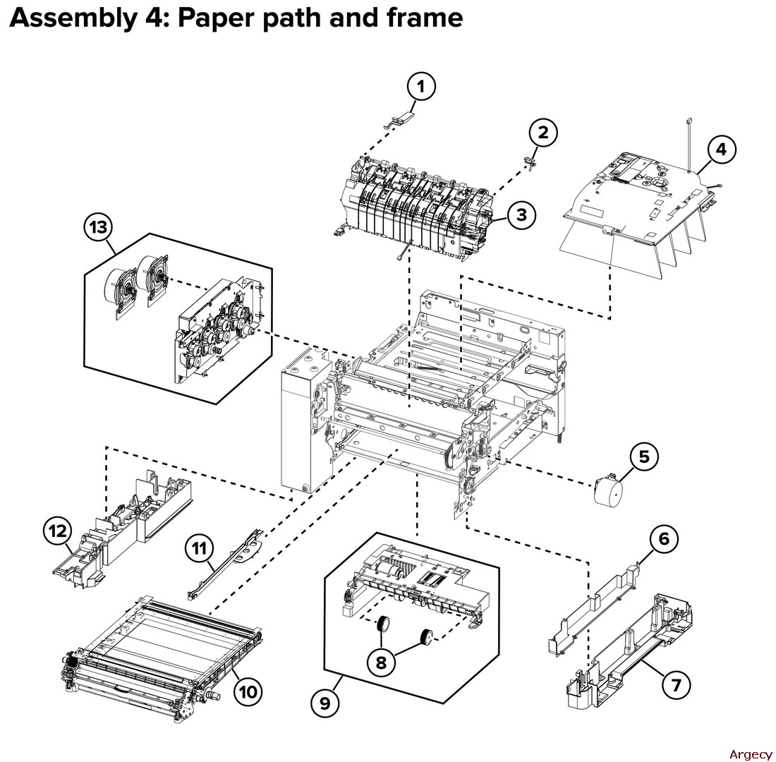 Lexmark CX421 CX522 CX622 CX625 MC2325 MC2425 MC2535 MC2640 XC2235 ...