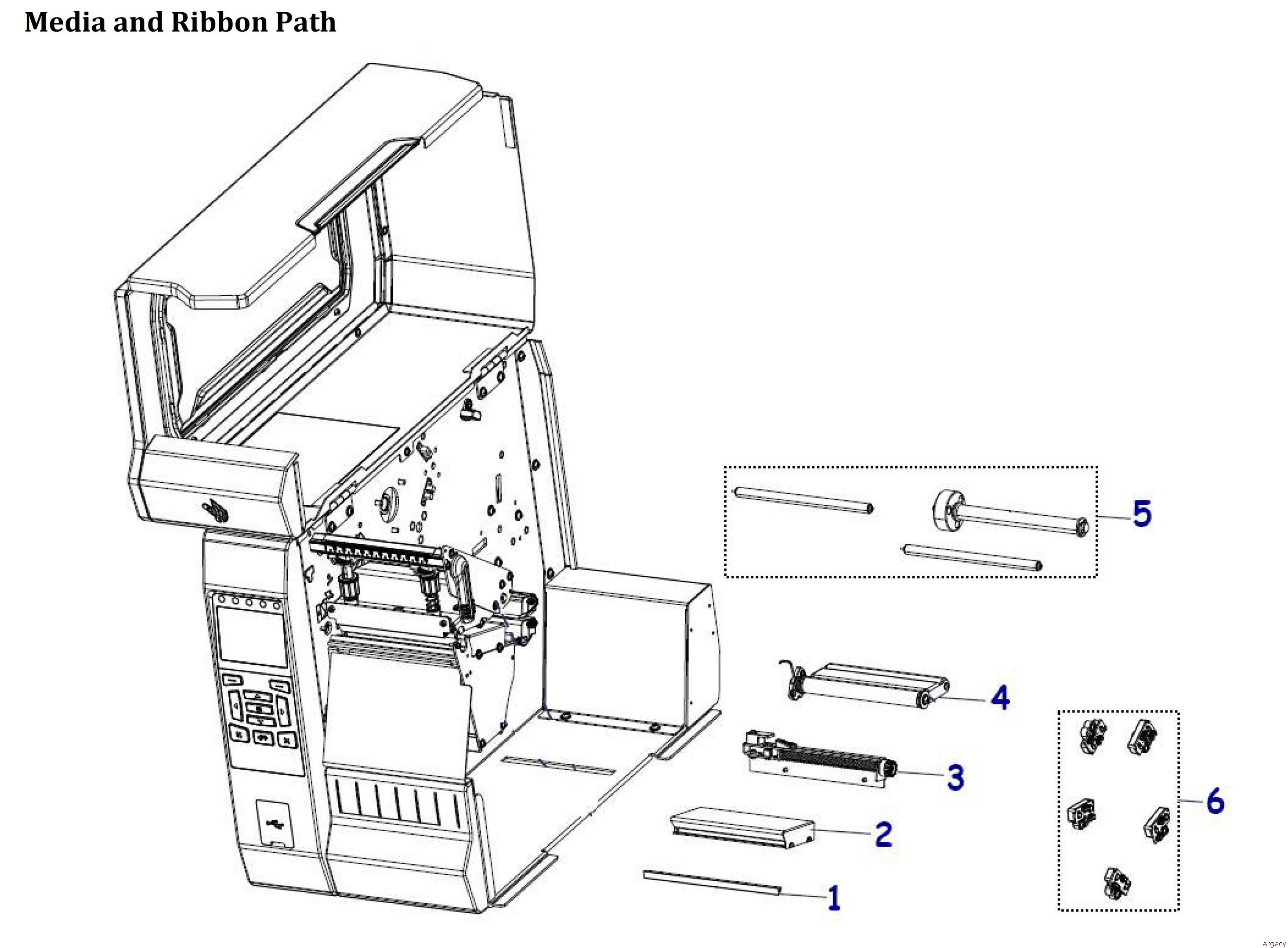 Zebra ZT600 ZT610 Series Parts | Argecy